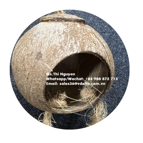 Cheap Price Coconut Shell Bird Nest Bird Cage - Pet Products Coconut ...