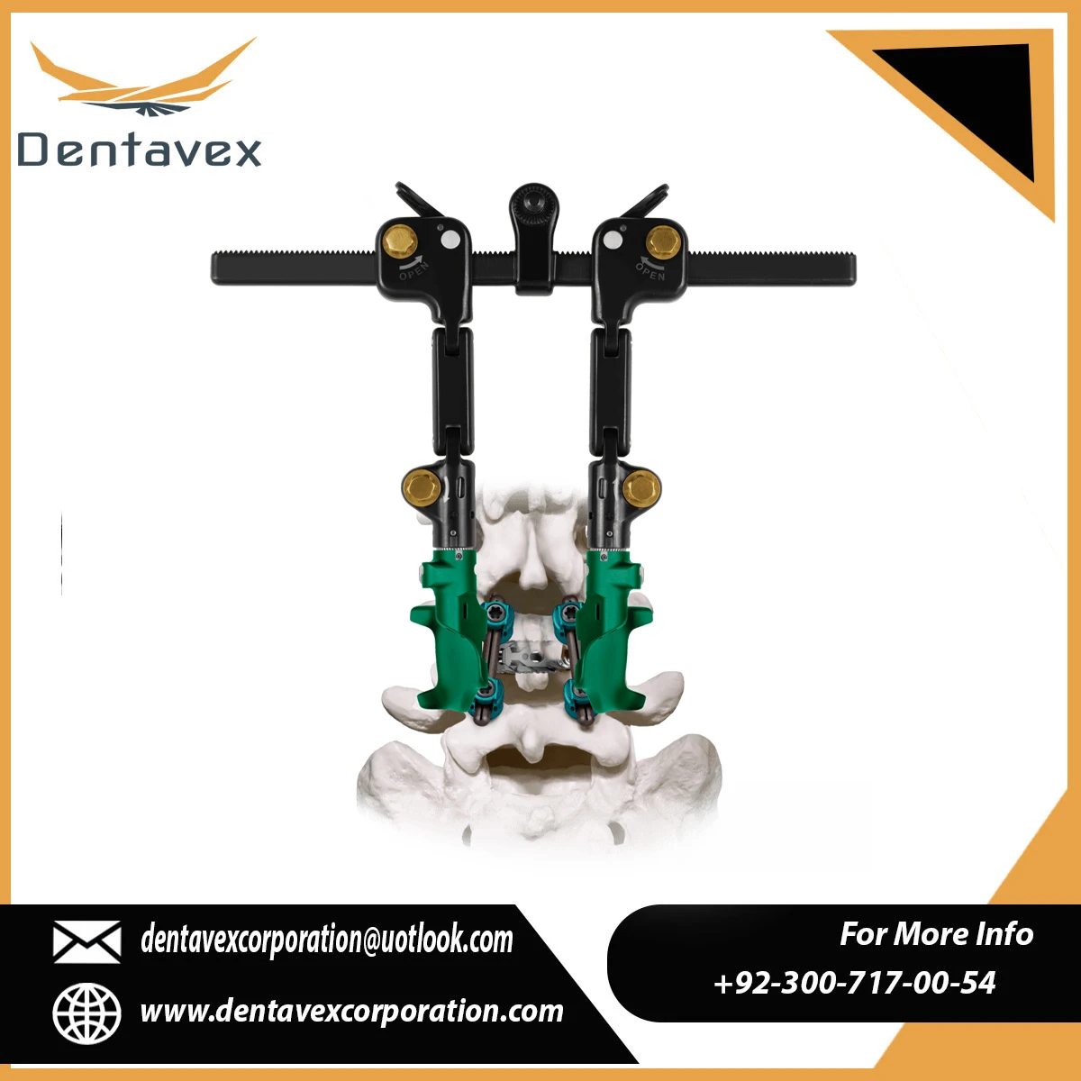New Model 2023 Cs-1600 Phantom Cervical Spine Retractor Set | Spinal ...