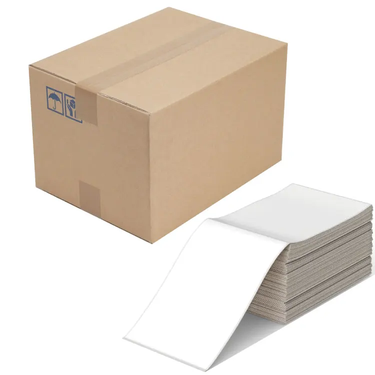 Adhesive Printer Thermal Sticker 4x6 Inches Waterproof Fold Direct ...