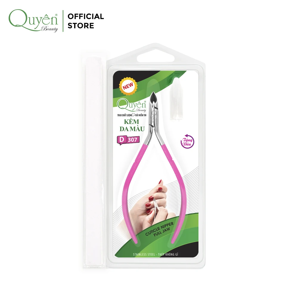 Multi-colored Cuticle Nipper Stainless Steel - Pink High-precision Pliers Blade Skin Cutting ...