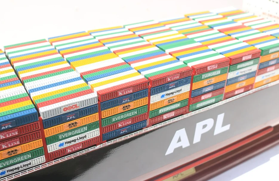 APL CONTAINER Ship Model Wooden Endurance Nautical Decor Gift for Home ...