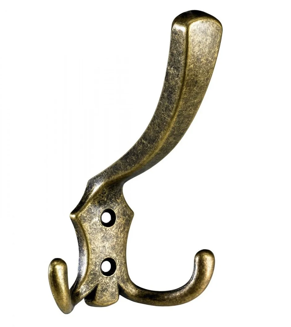 Medium Size Simple Design Brass Wall Hook Polished Finishing Modern ...