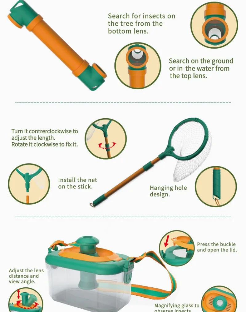 Explore Tool Set Premium Kids Camping Toys Kids Outdoor Explorer Kit ...