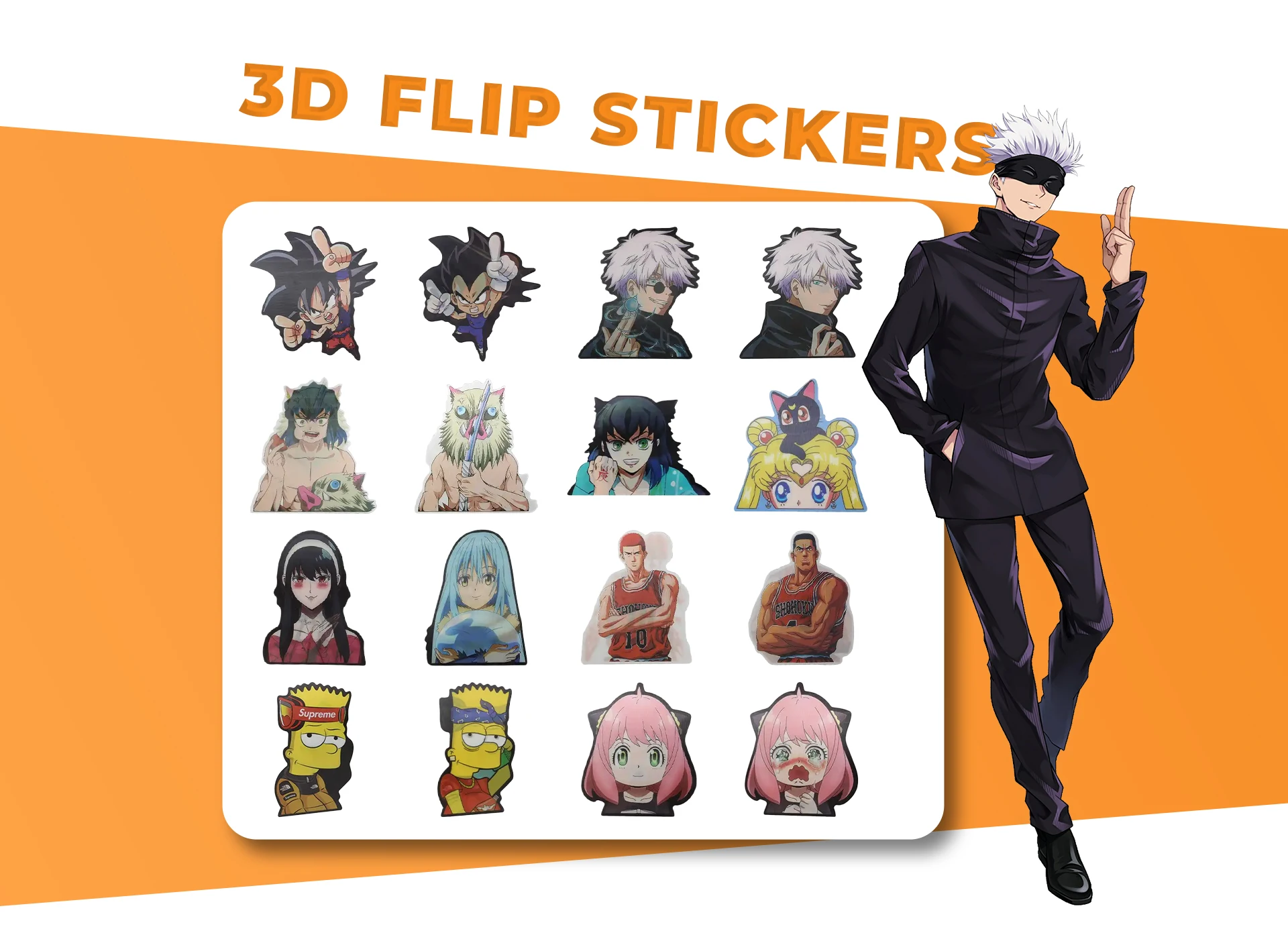 High Grade Product Anime Stickers Cartoon Stickers For Car Waterproof ...