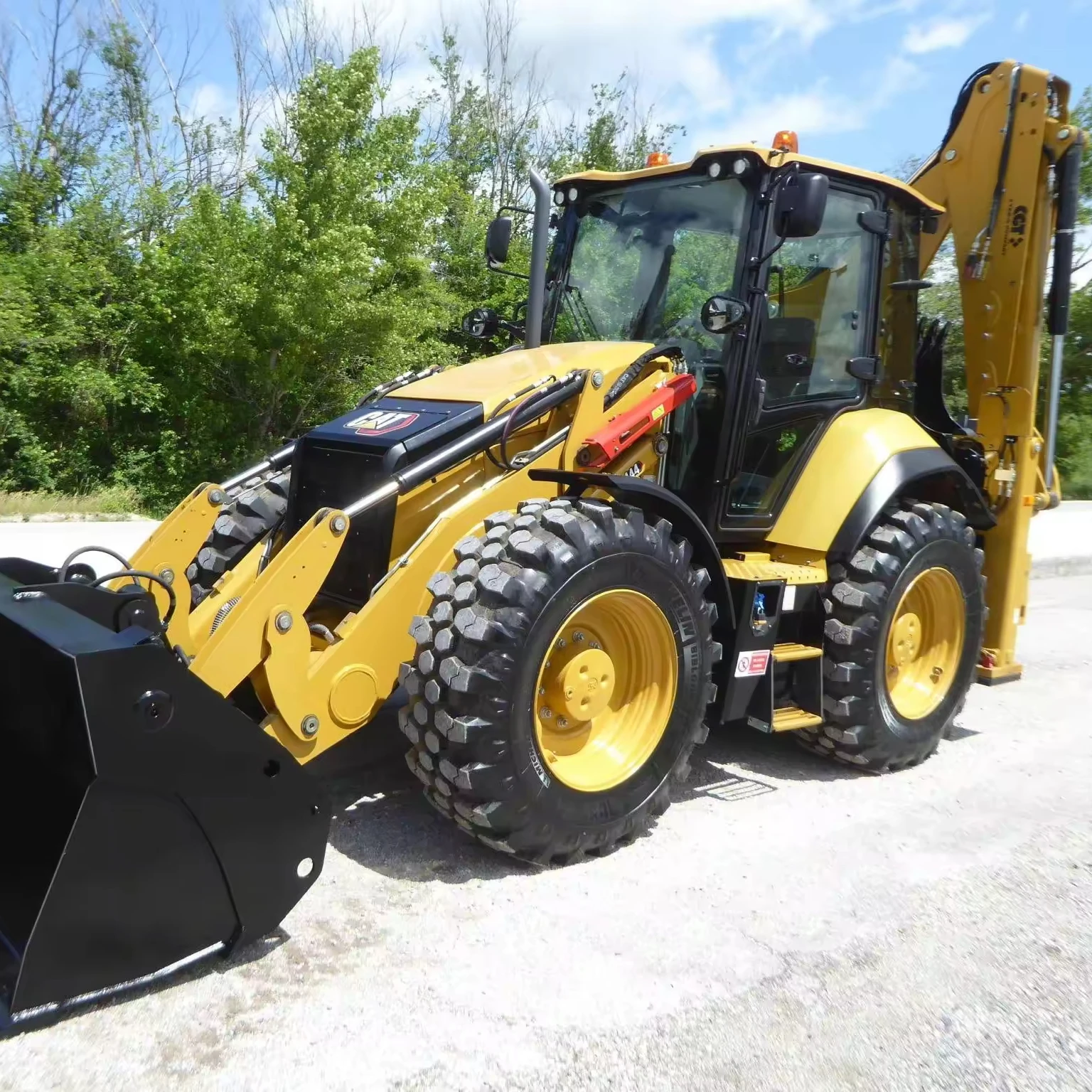 Used 12 Ton Cat 444 Backhoe Loader For Construction And Farm Work - Buy Backhoe Loader / Wheel ...