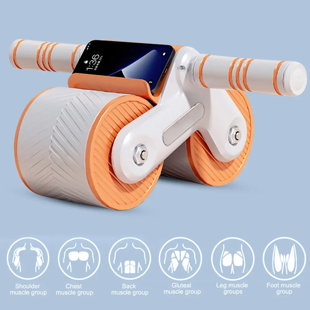 Automated Abdominal Wheel Roller Automatic Rebound Wheels With Phone ...