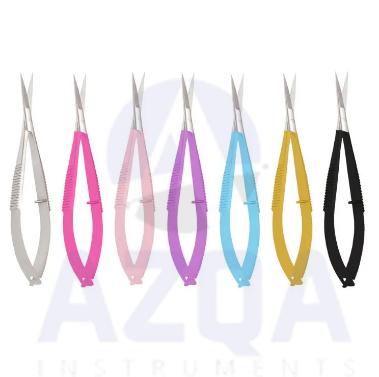 Manicure Scissors Spring Action Russian Manicure Scissors Extra Sharp ...