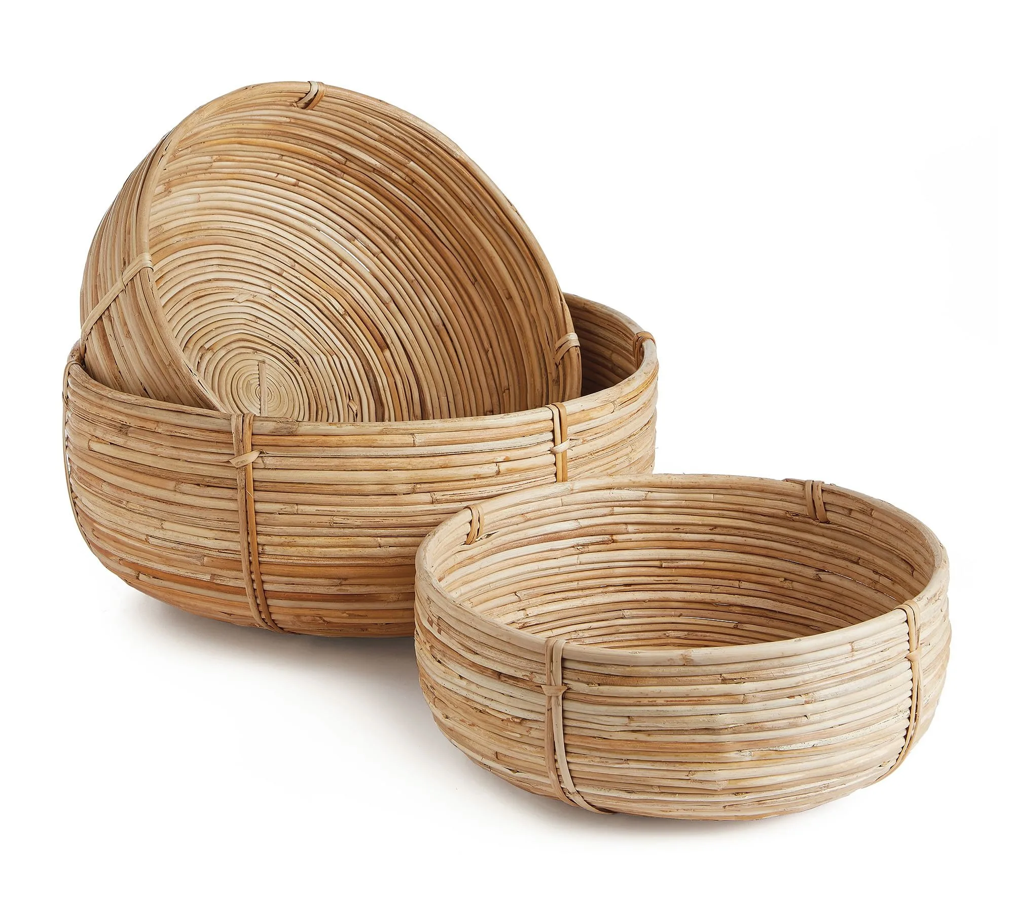 Famous in Vietnam With Rattan Winnowing Basket Bowl Large Woven Bamboo ...