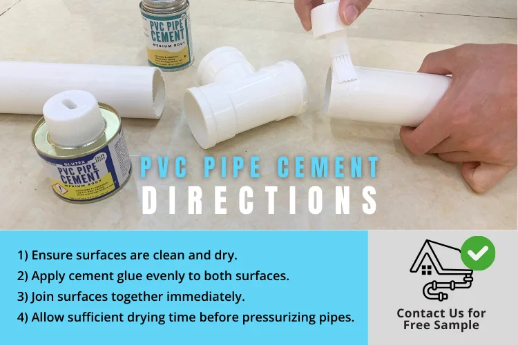 Wholesale 100 Ml Pvc Solvent Cement Pipe Glue With Brush Applicator ...