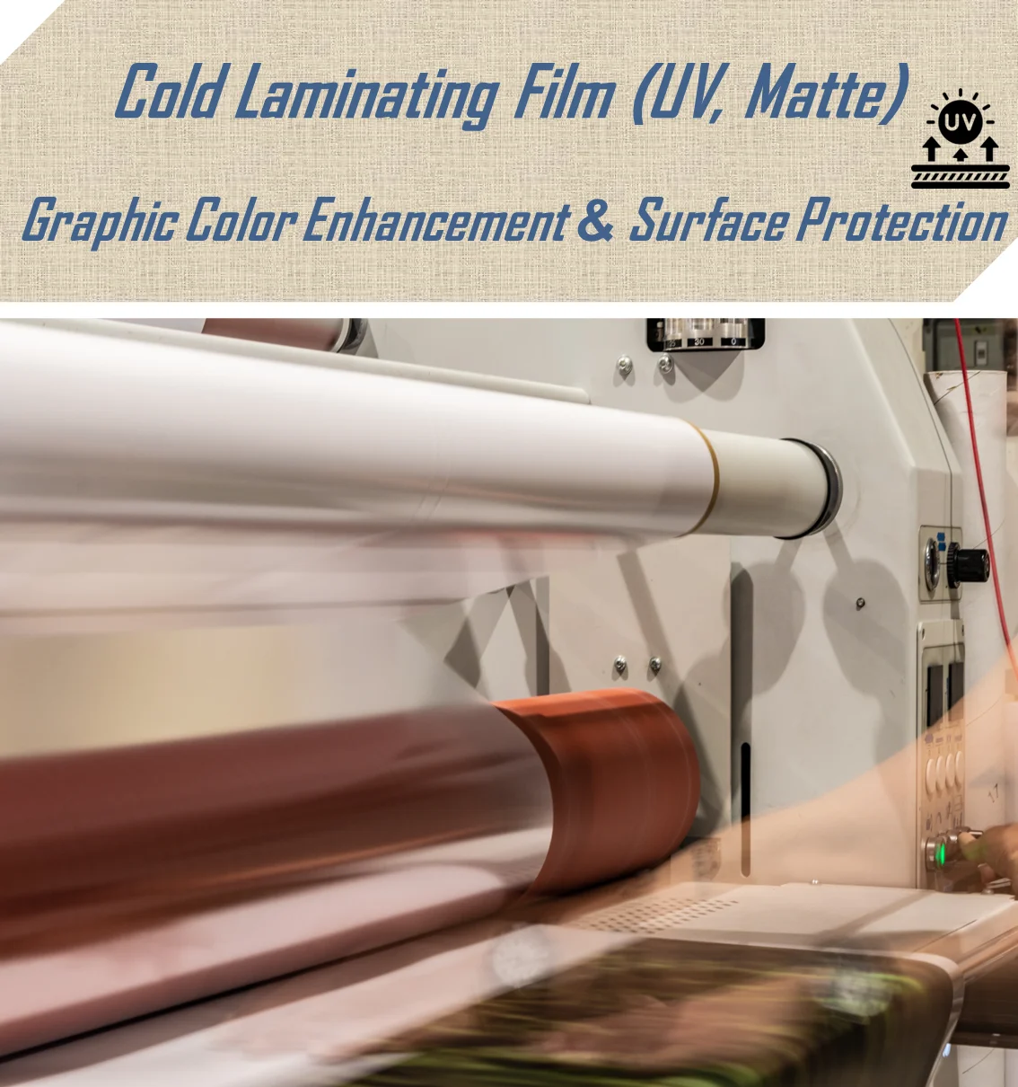 Transparent Uv Resistance Matte Cold Laminate Pvc Film For Advertising Printing (width 0.94 (37 ...