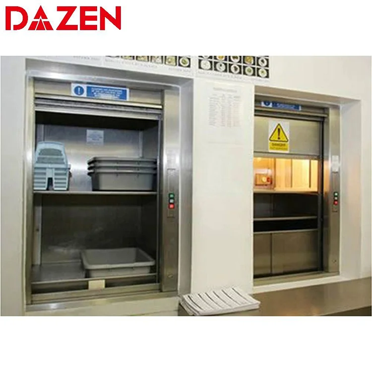 Small Restaurant Hotel Food Elevator Traction Lift Dumbwaiter