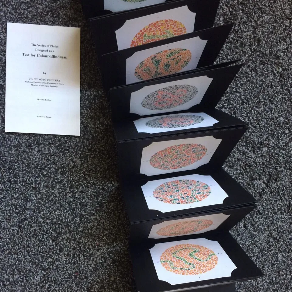 Ss Manufacture Ishihara Color Vision Ishihara Test Book 38 Plates For ...