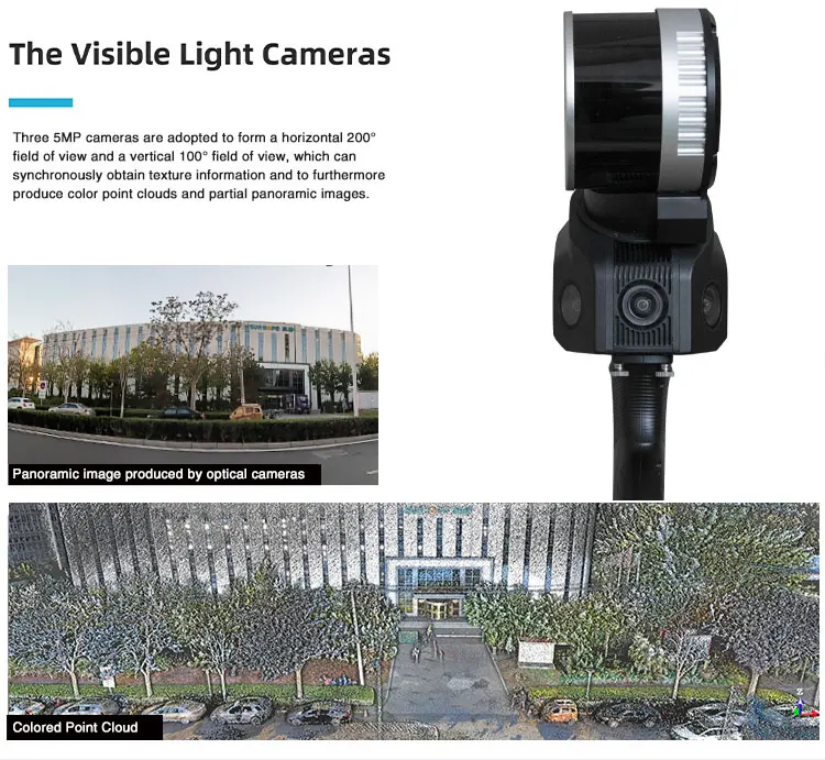 SLAM100 3D Lidar Camera - Precision Mapping Scanner