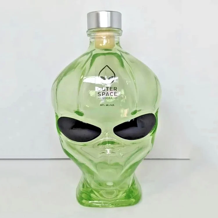 Create Alien Shaped Glass Juice Bottles With No-leak Cork Different ...