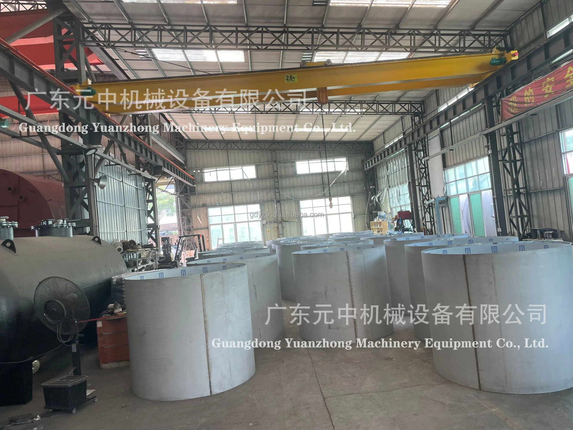 PU Glue Reaction Kettle With External Half-pipe Steam Heating, Sealing ...
