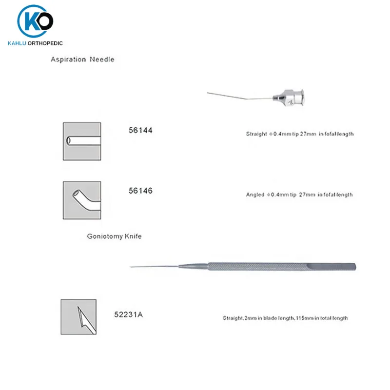 Glaucoma Micro-Operation Instruments Set by KAHLU ORTHOPEDIC