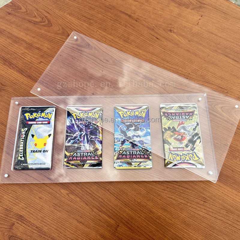 SHP UV Resistance Acrylic Pokemon Booster Pack Case Protector