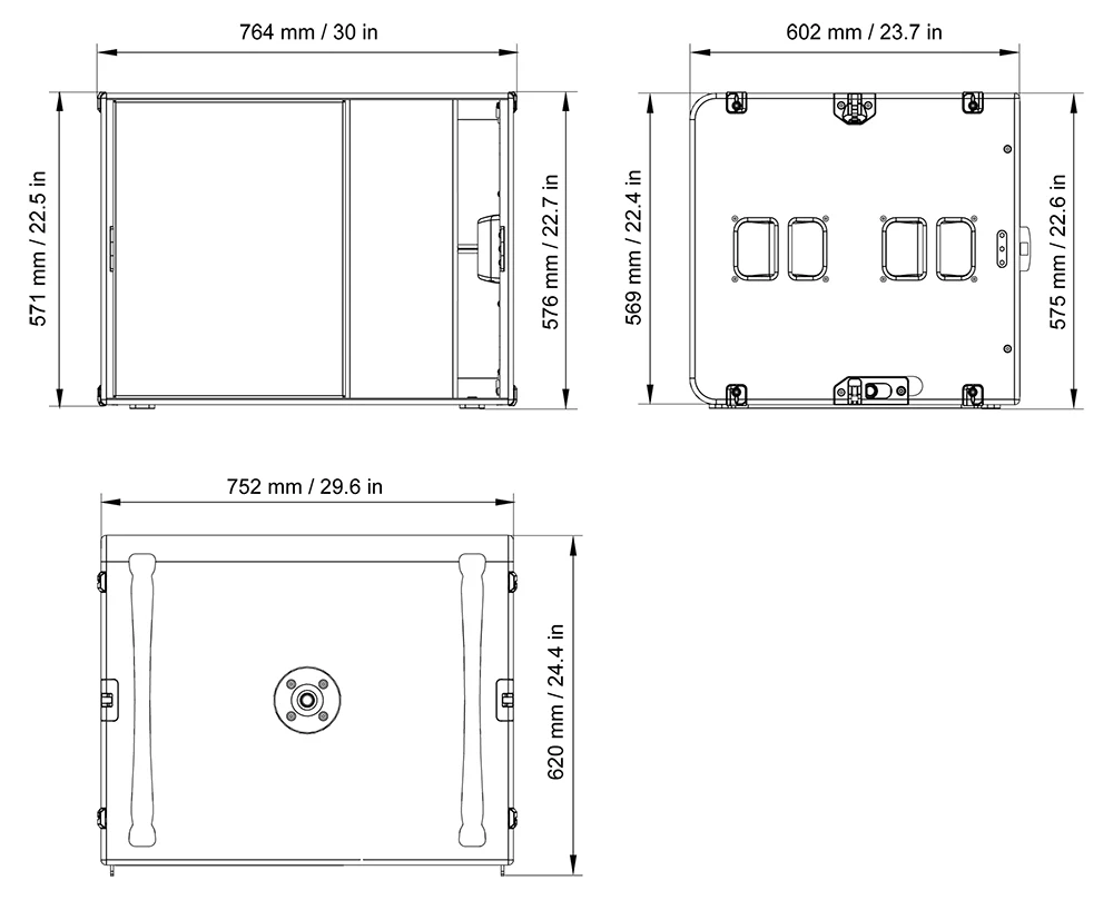 KA21 Cardioid Configurations - 21 Inch Passive Bass Subwoofer Speakers