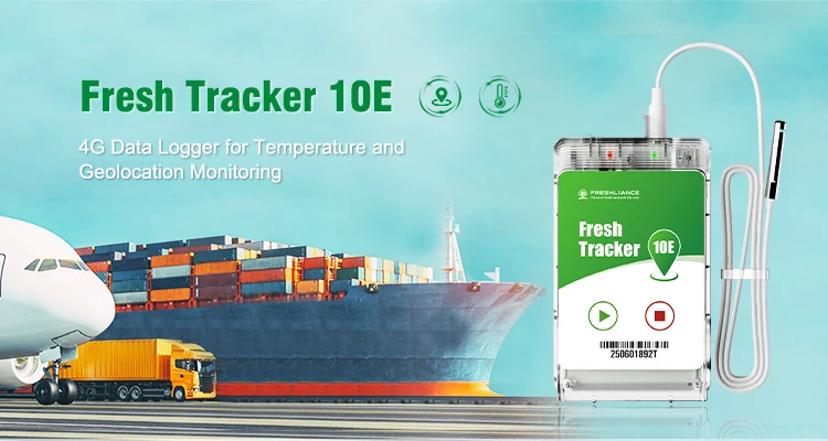 Fresh Tracker 10E New Design 4G Multi/single Use Temperature Location ...