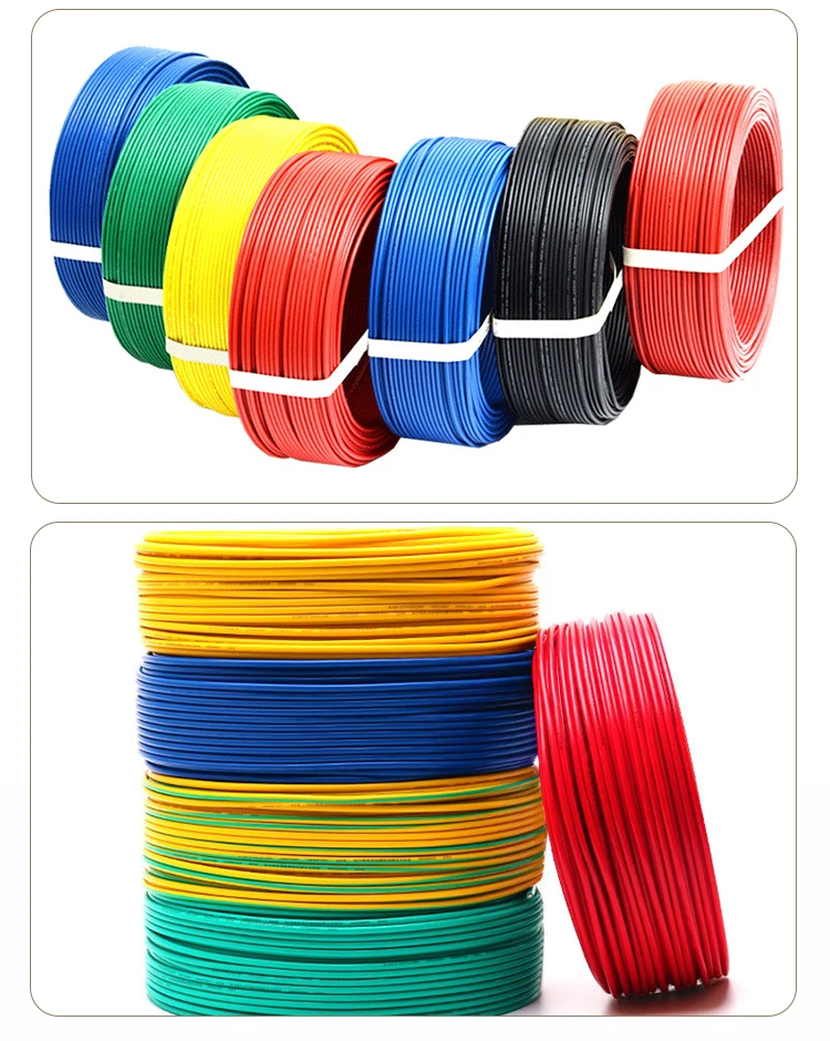 22 20 18 16 14 Awg Single Core Copper Wire Pvc Insulation Flexible ...