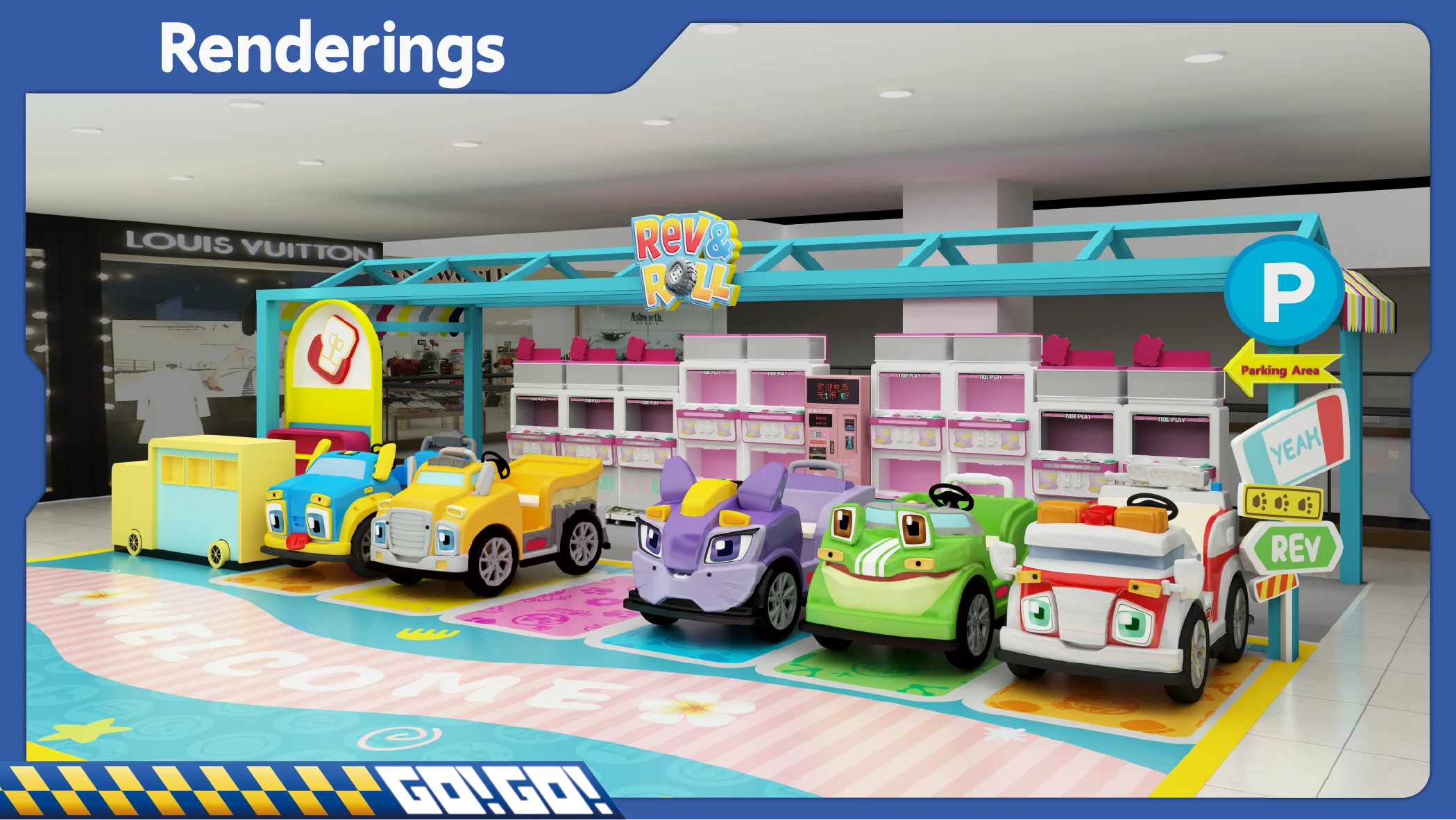 2024 New Park Stall Children's Business Outdoor Indoor Double Seats ...