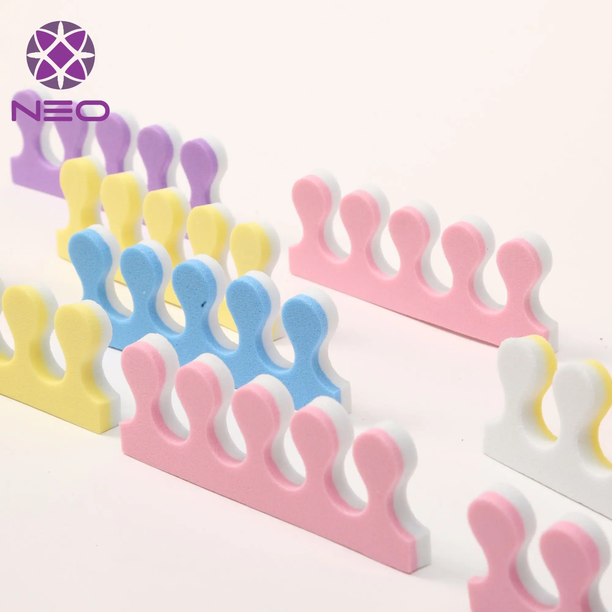 EVA Foam Manicure Pedicure Tools Finger Dividers Nail Art Toe Separator ...