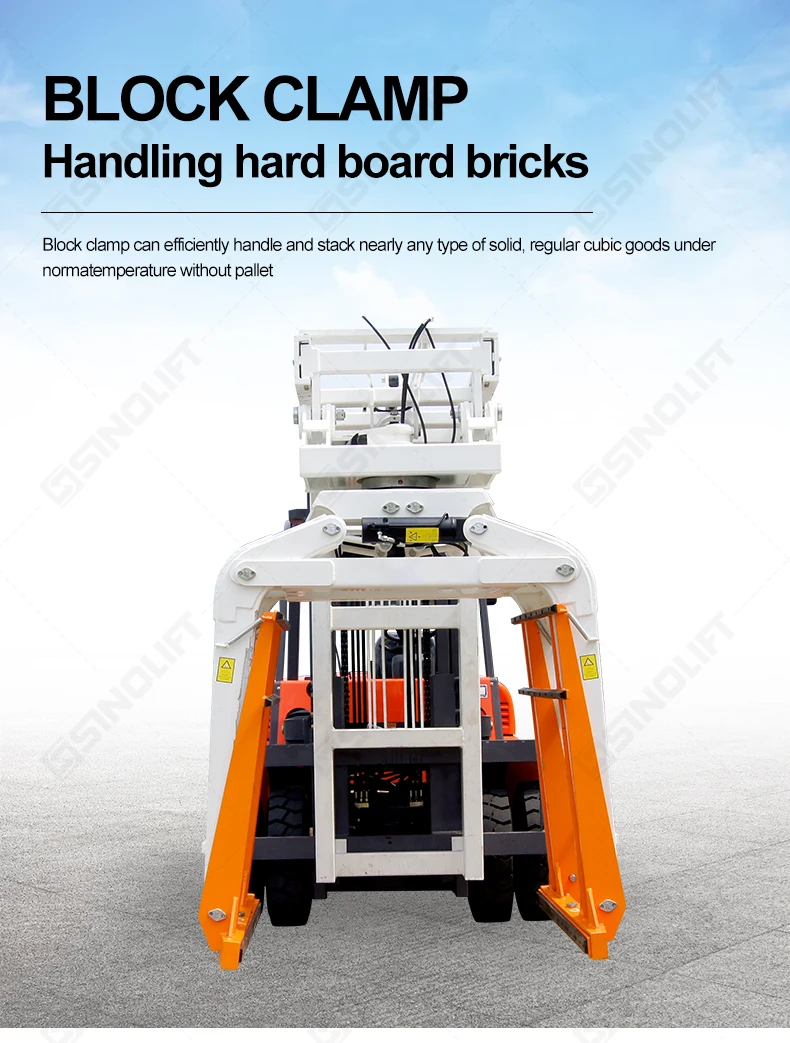 Multi-purpose Block Clamp Forklift Attachment - Buy Multi-purpose Block ...