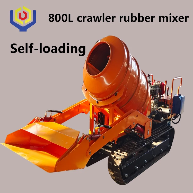 Mini Crawler Concrete Mixer - High Efficiency & Durability
