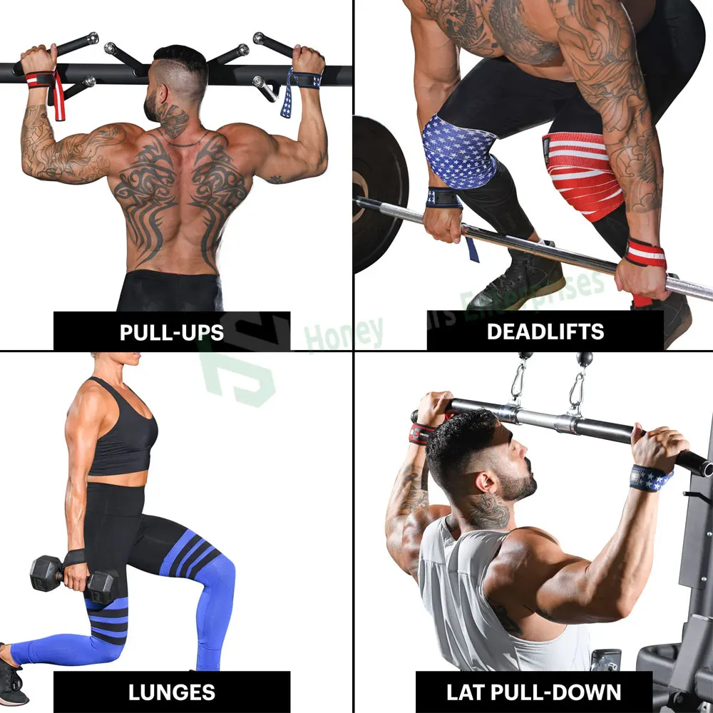 Weightlifting Powerlifting Strength Training Weight Lifting Straps ...