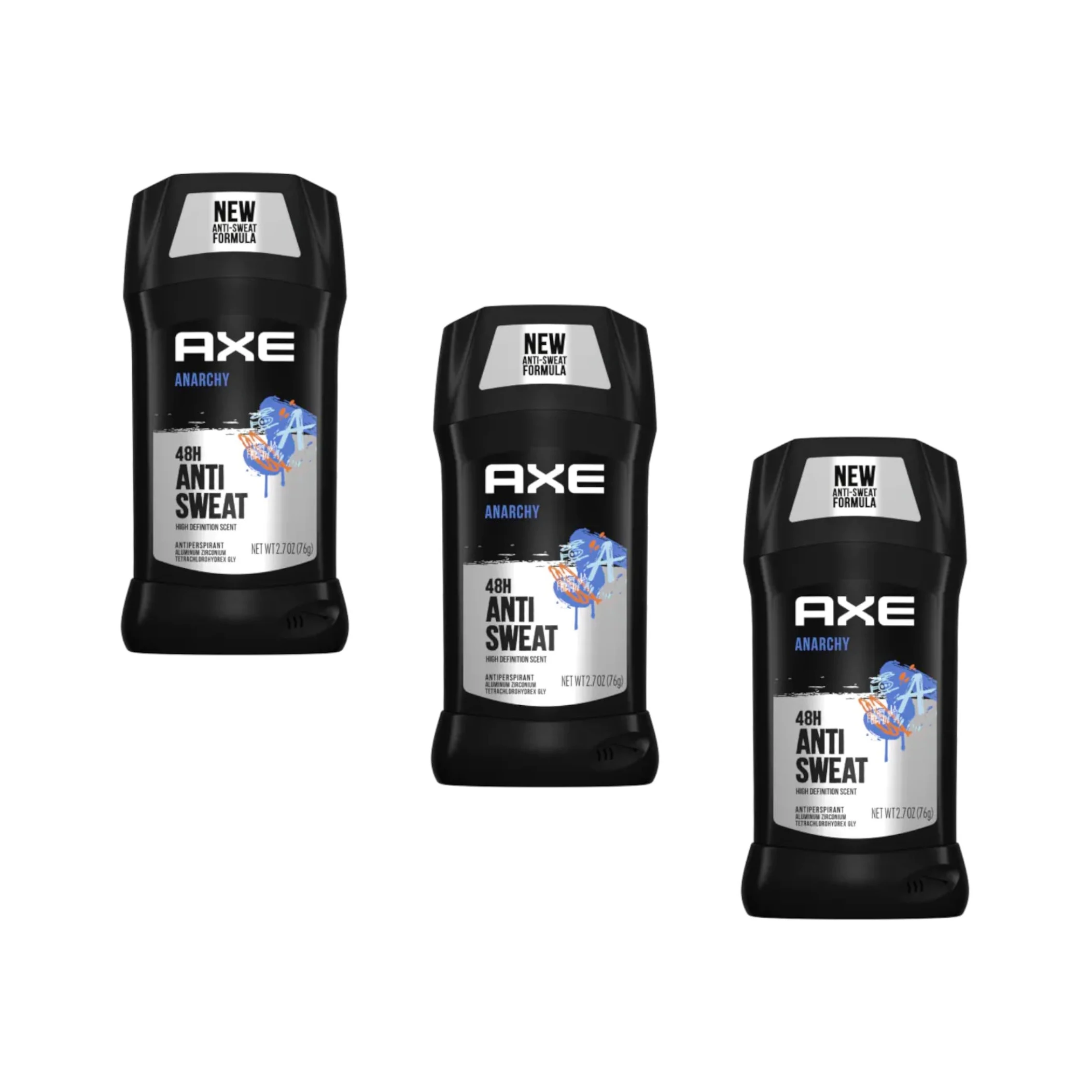 Anti Transparent Axe Anarchy Antiperspirant Stick Body Spray For Men ...