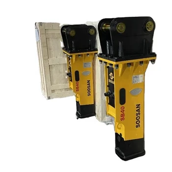 Soosan Hydraulic Breaker Model Sb40 Box Type Suitable For Mini Excavators,Backhoe Loaders,Skid ...