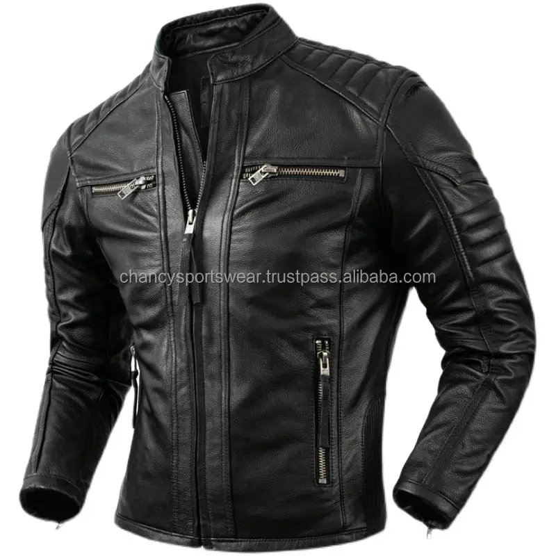 Original Leather Jacket for Man Custom Private Label Motorcycle Genuine ...