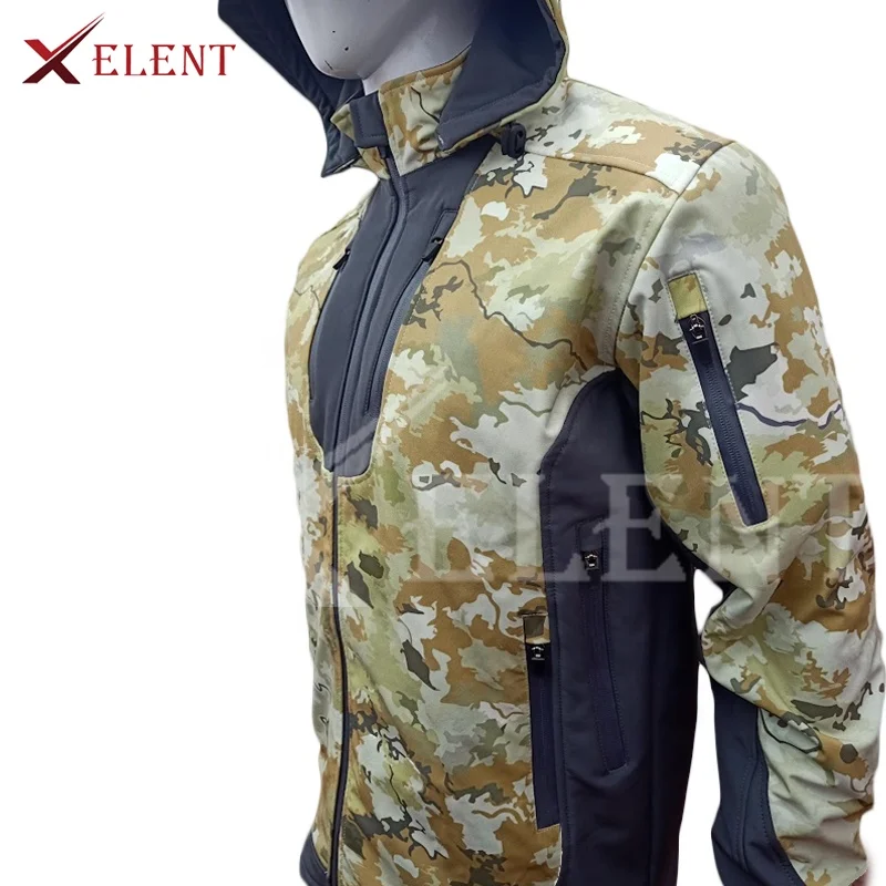 New Custom Hunting Jacket Made With Softshell Silent Fabric Breathable ...