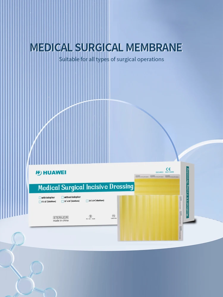 Premium Transparent Film Dressing With Iodine Post Self Adhesive ...