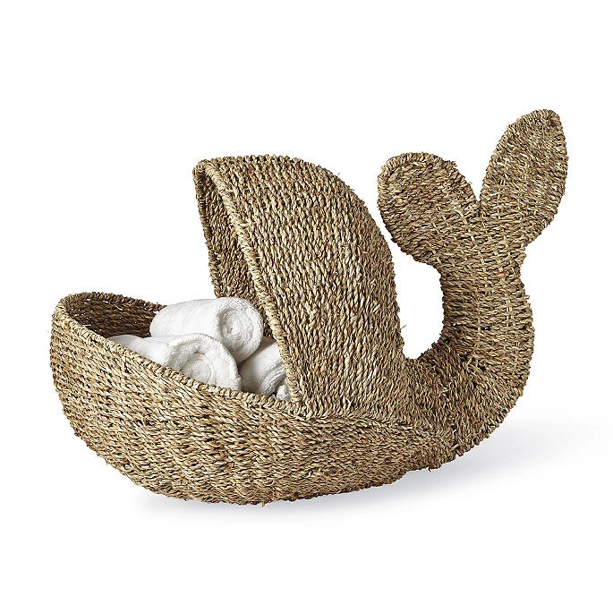 Home Decorators Collection Seagrass Whale Baskets Kids Storage Baskets ...