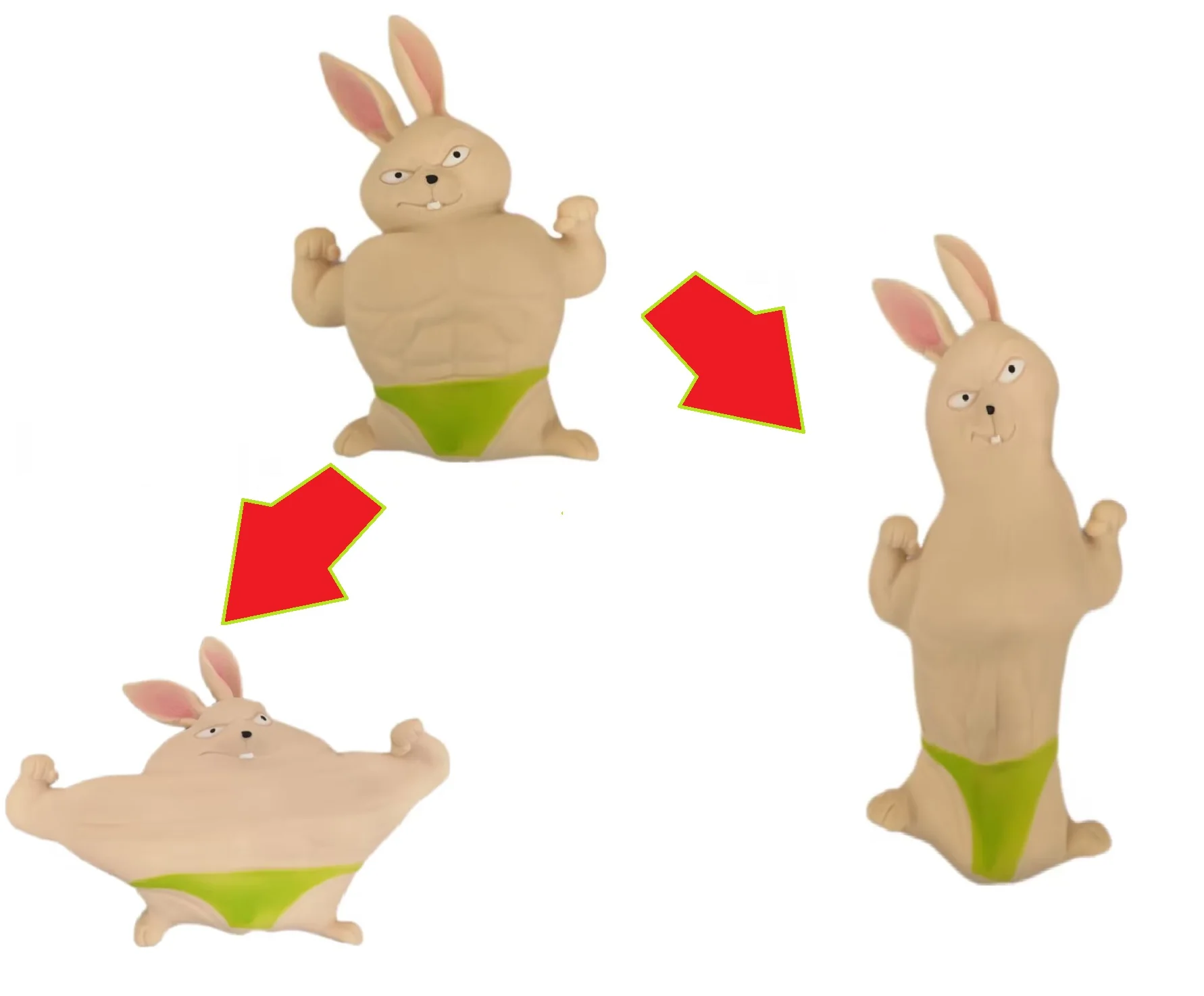 Self Vending Squishy Toy Soft TPR Plastic Squeeze Stretchy Funny Toy ...