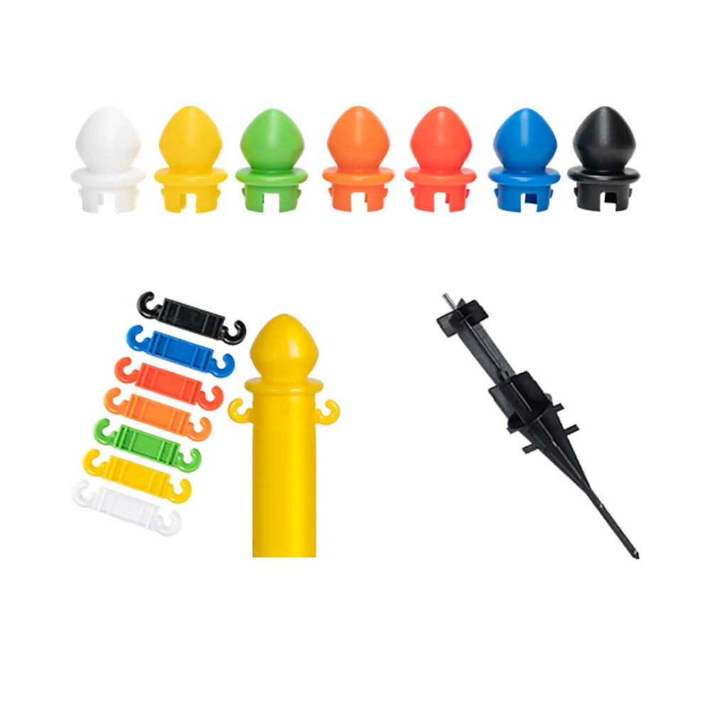 Parking Lot Construction Site Safety Activity Plastic Reflective ...