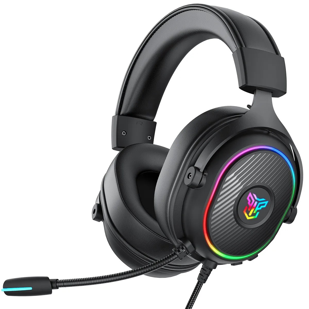 Gamer Headset Cool Look Switchable Rgb Led Light Comfortable Wearing ...