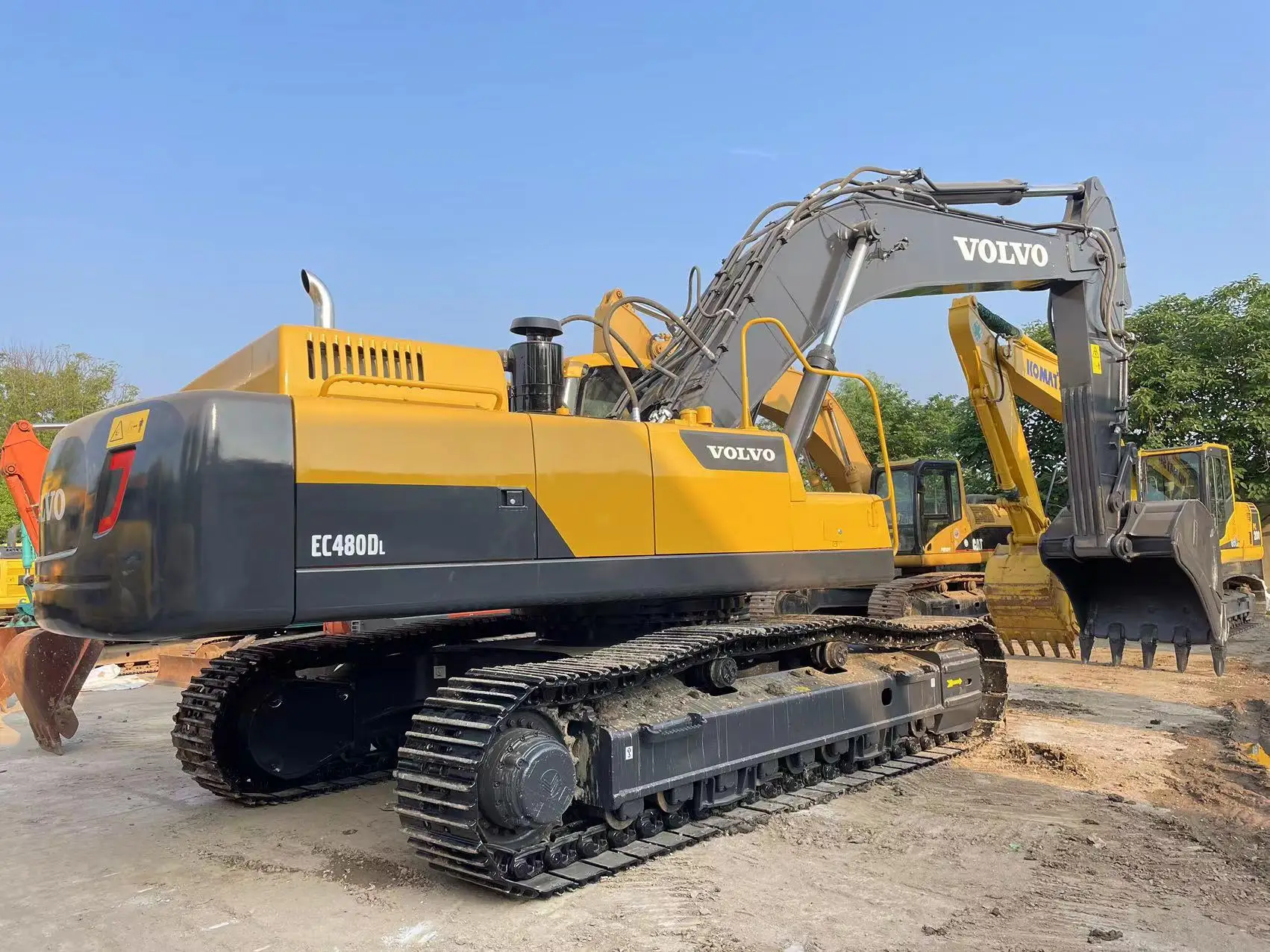 Original Used VOLVO EC480DL Excavator with EPA Engine 48ton Crawler ...