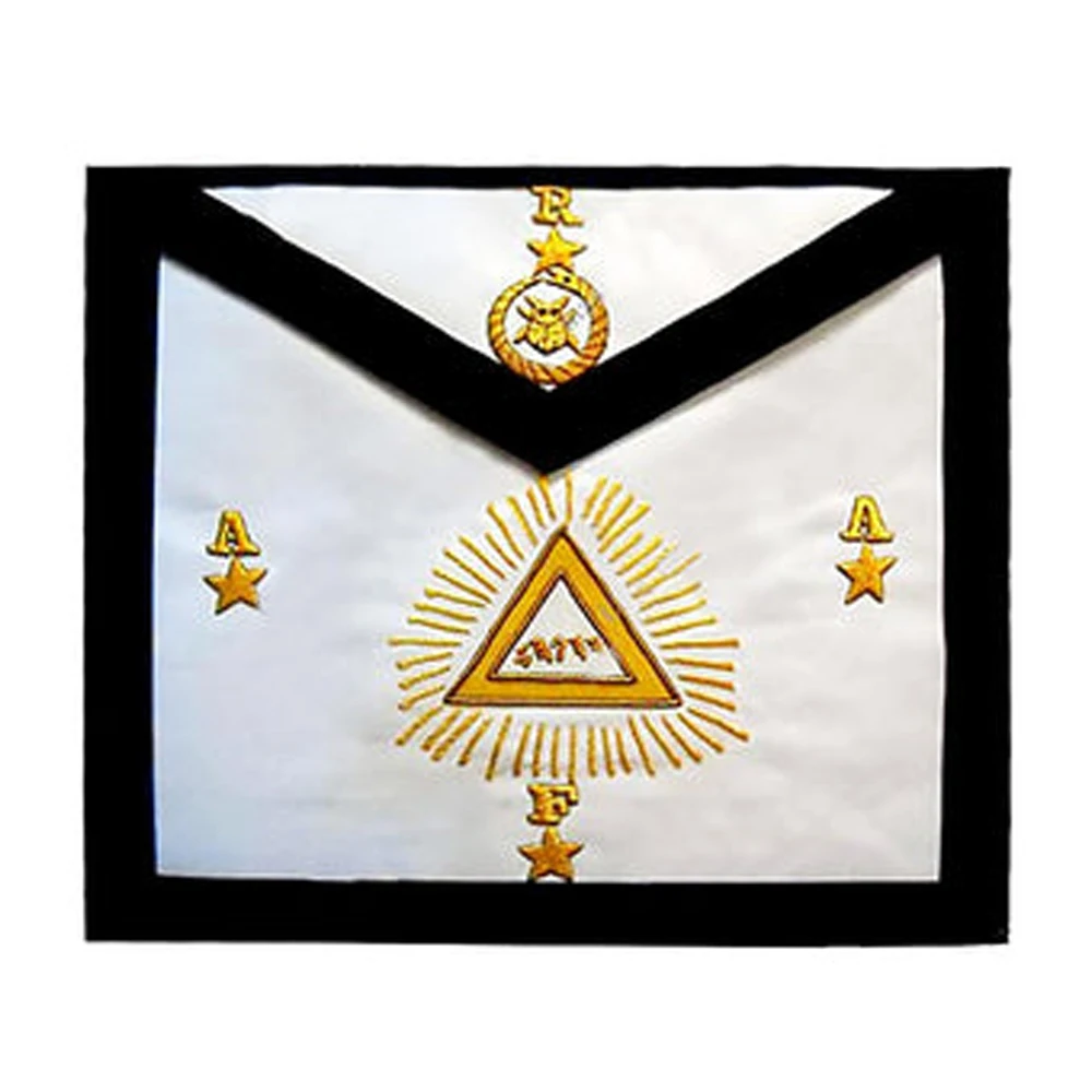 17th Degree Scottish Rite Masonic Apron - [maroon & Gold] - Buy Masonic Scottish Rite Aasr 30th ...