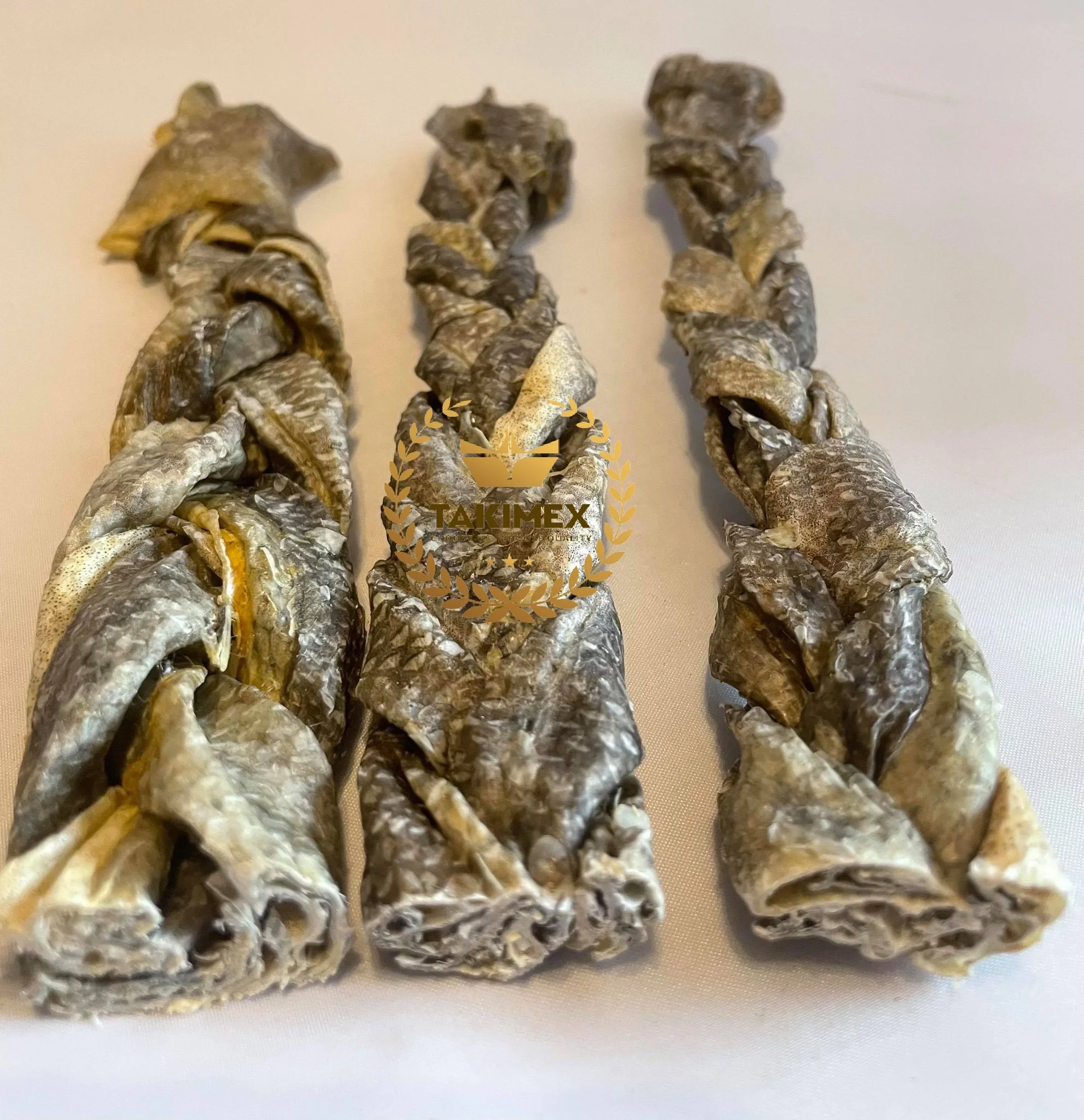 PREMIUM QUALITY OCEAN CHEWS CRISPY COD FISH SKINS BEAMS SALMON FISH ...