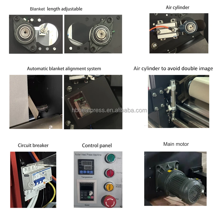 Double Side Lanyard Ribbon Roller Heat Press Transfer Machine ...