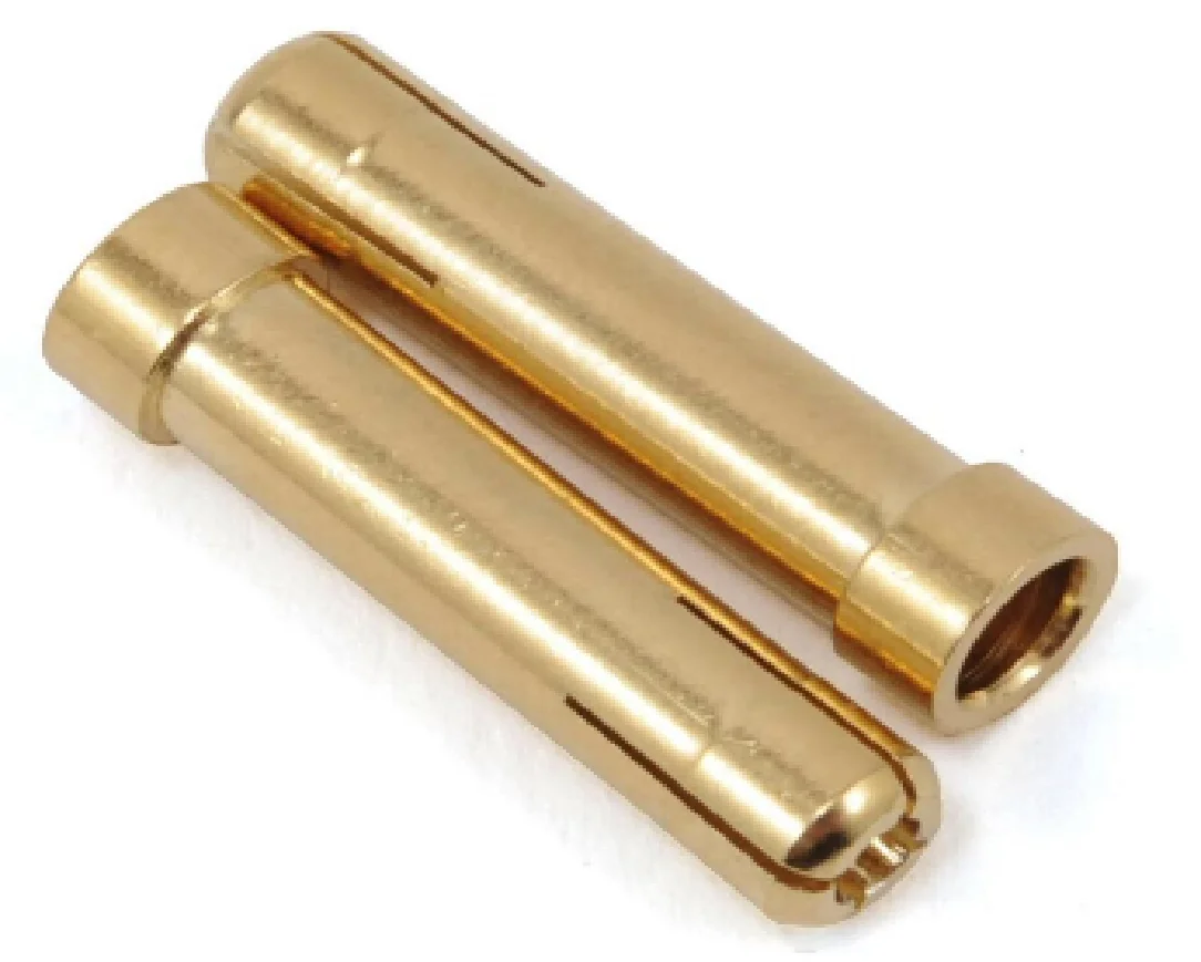 5mm Male To 4mm Female Bullet Reducer Connectors Gold Plated Plugs For ...
