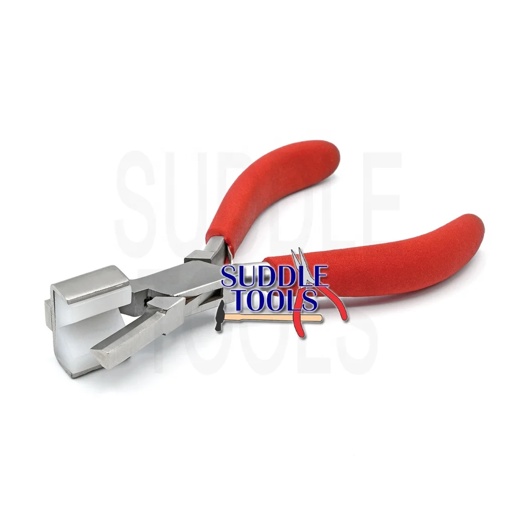V-Shape Metal Wires Ring Bracelet Pliers Satin Finish Nylon-Head ...