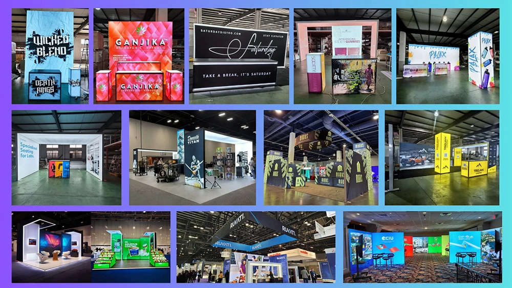 High Quality Durable Aluminum Frame 20x10 6x3m SEG Lightbox Display