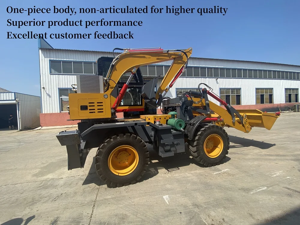 Mini Tractor Backhoe Loader With Wheel Backhoe And Front Loader ...