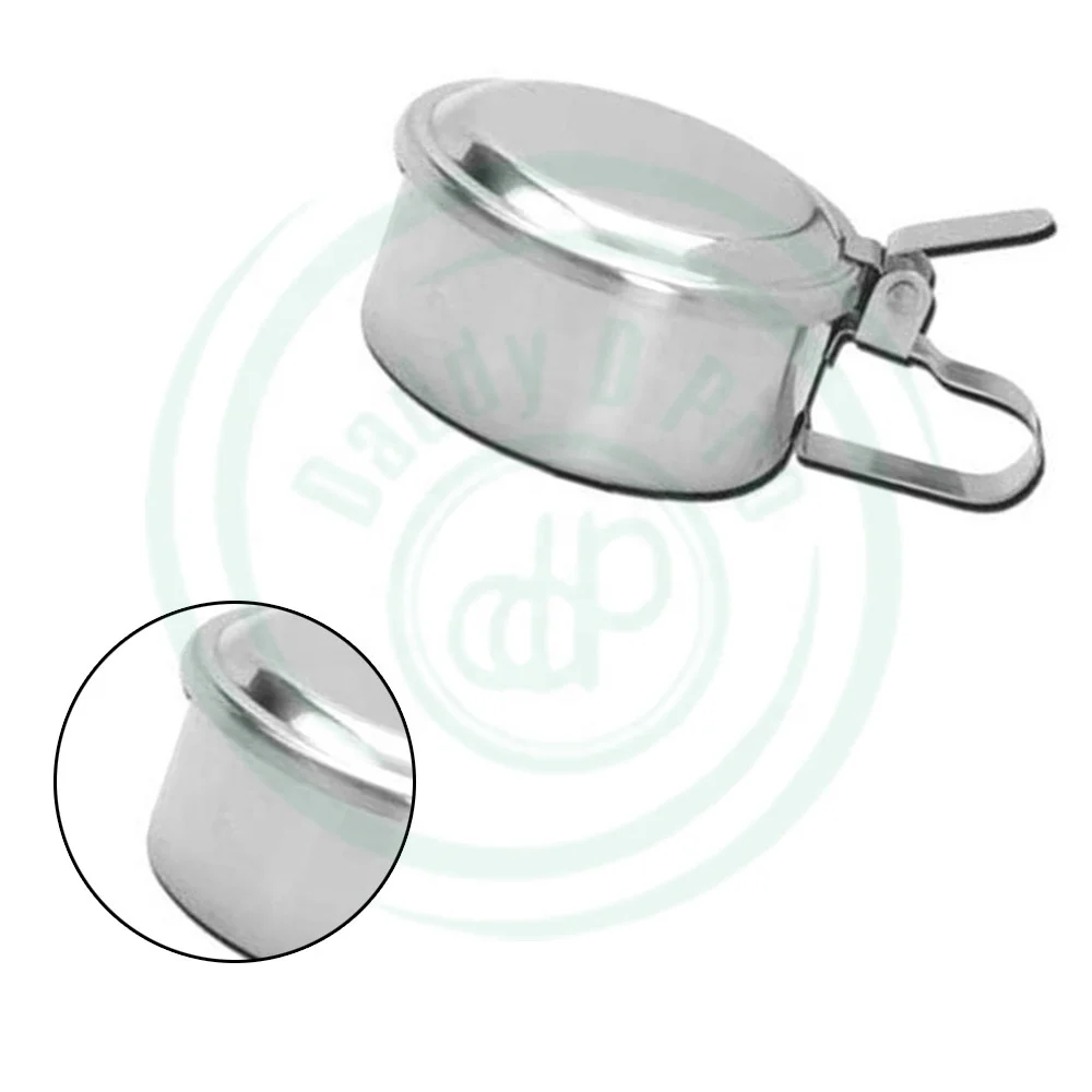 Gallipot & Sputum Mugs Container With Cover Stainless Steel Hospital ...