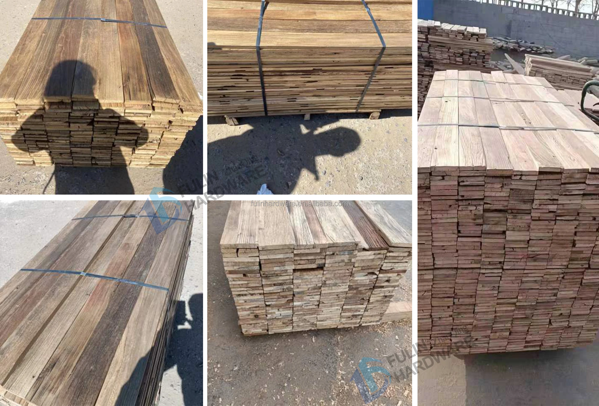 Rustic Reclaimed Wood Planks for DIY Furniture & Home Use ODM