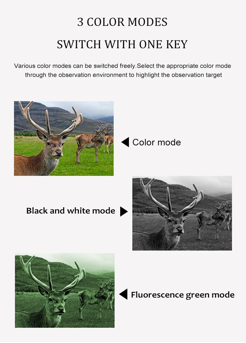 7-19x Optical Digital Night Vision Scope Zero Stop Scope Reticle ...