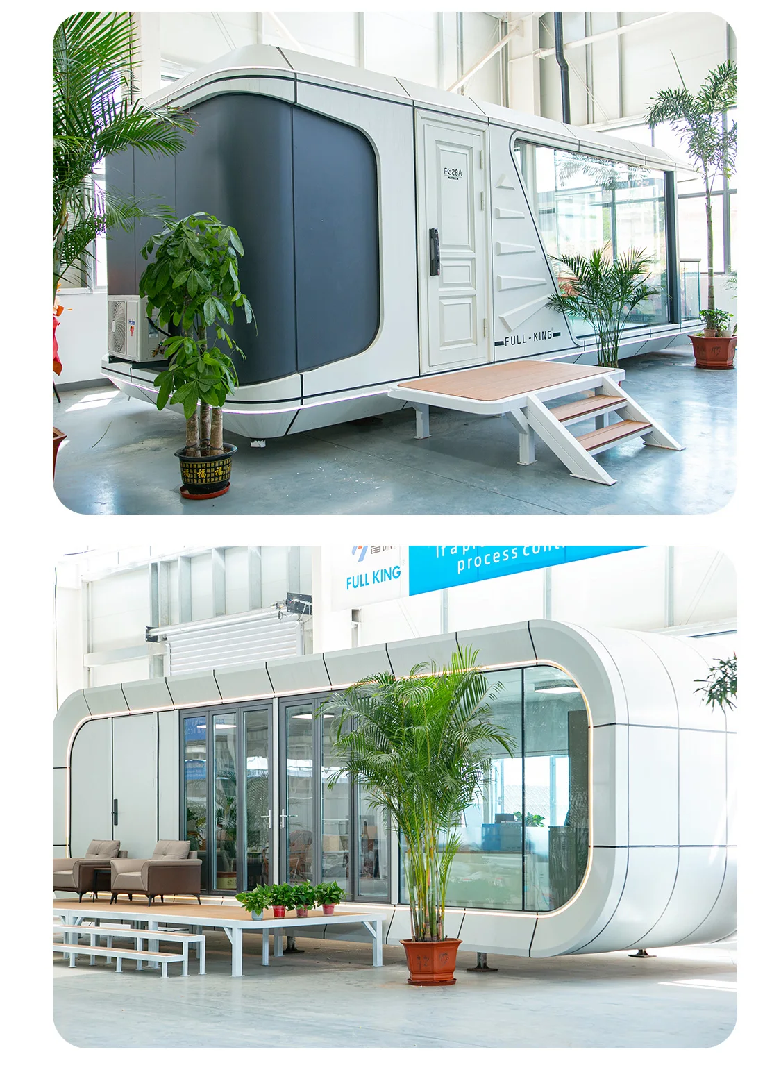 Capsule House Commercial Space 2 Bedroom Rover Capsule House Container ...